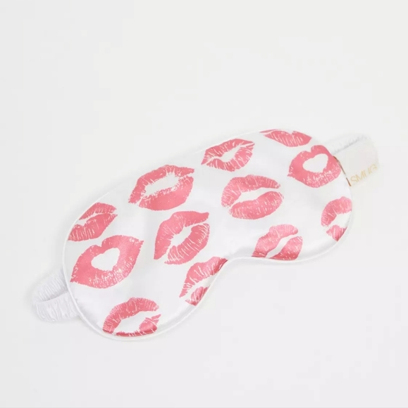 ASOS | Accessories | Smug Kiss Kiss Satin Sleep Mask | Poshmark
